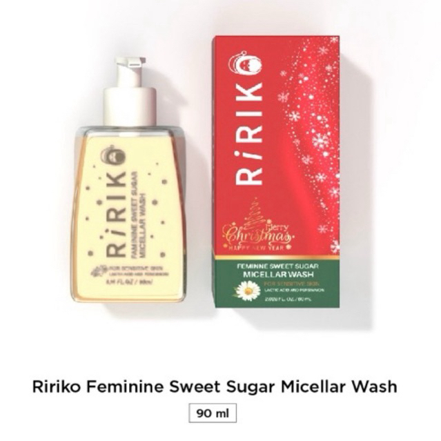 [ส่วนลดวีดีโอ50%] Ririko Feminine Sweet Sugar Micellar Wash 90ml ...