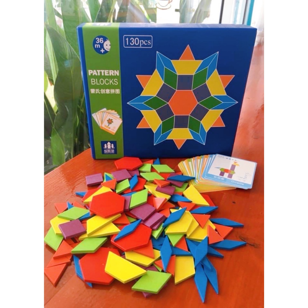 ของเล่นแนว Logic Pattern Blocks งานดีกล่องหนาแข็งแรง | Shopee Thailand