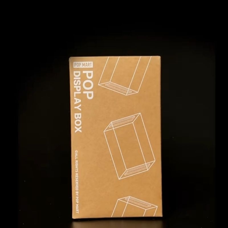 Popmart display box กล่องใสเก็บart toy แท้จาก popmart | Shopee Thailand