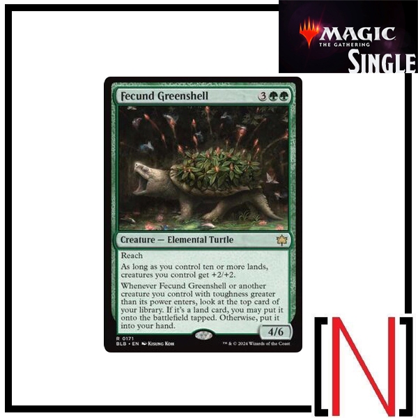 [MTG][Single][BLB] Fecund Greenshell ระดับ Rare [ภาษาอังกฤษ] | Shopee Thailand