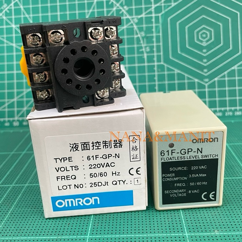61F-GP-N FLOATLESS LEVEL SWITCH + ซ็อคเก็ต ไฟ 220VAC พร้อมส่งในไทย🇹🇭 | Shopee Thailand