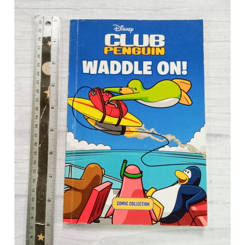 Disney Club Penguin Waddle on cartoon book การ์ตูน หนังสือภาษาอังกฤษ ...