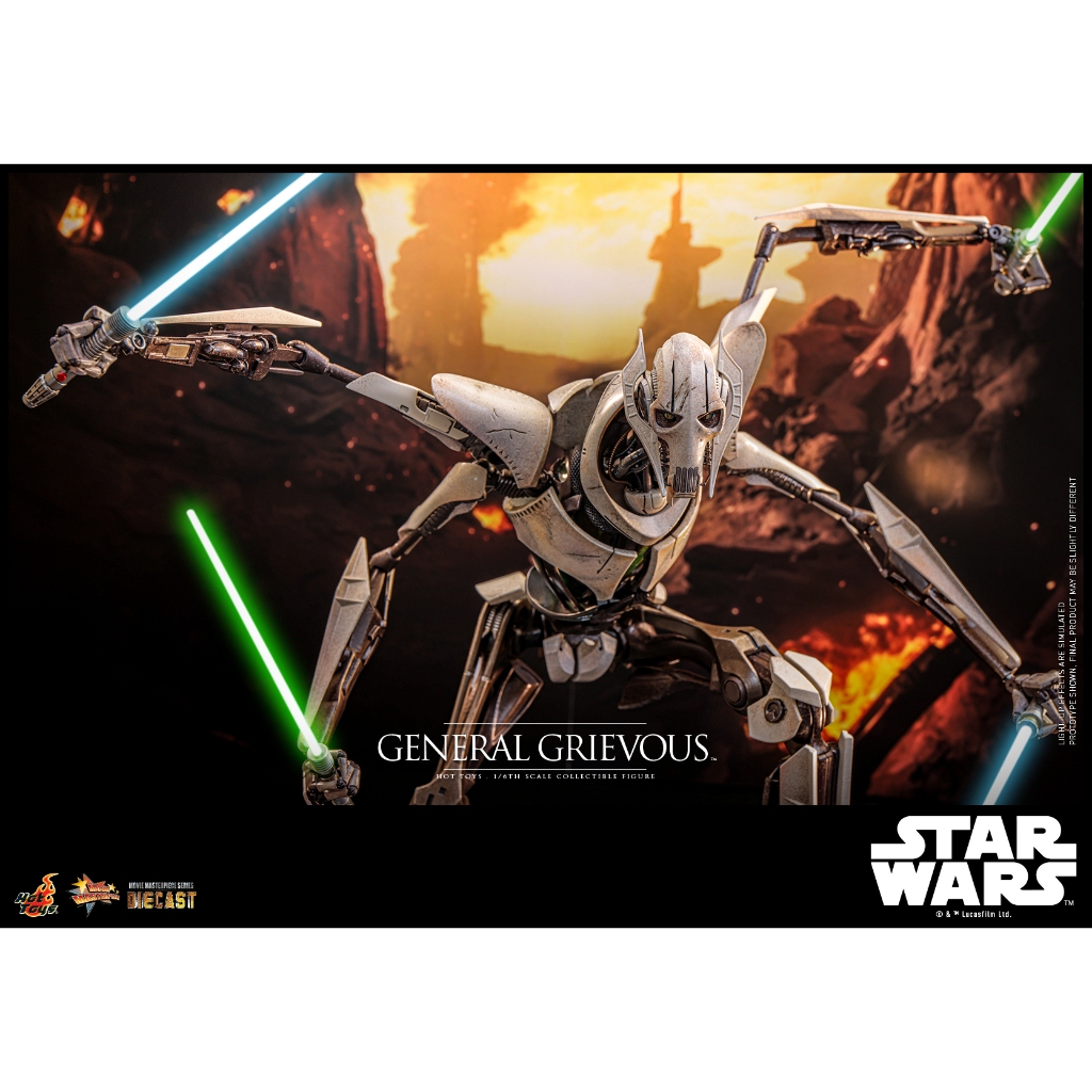 พรีออเดอร์ HOT TOYS MMS760D67 STAR WARS EPISODE III: REVENGE OF THE SITH GENERAL GRIEVOUS 1/6TH ...