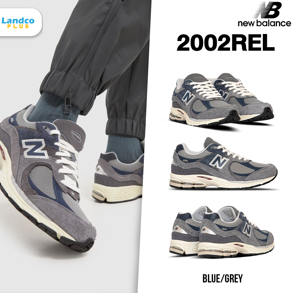 New Balance นิวบาลานซ์ รองเท้าผ้าใบ รองเท้าลำลอง M 2002R Navy ...
