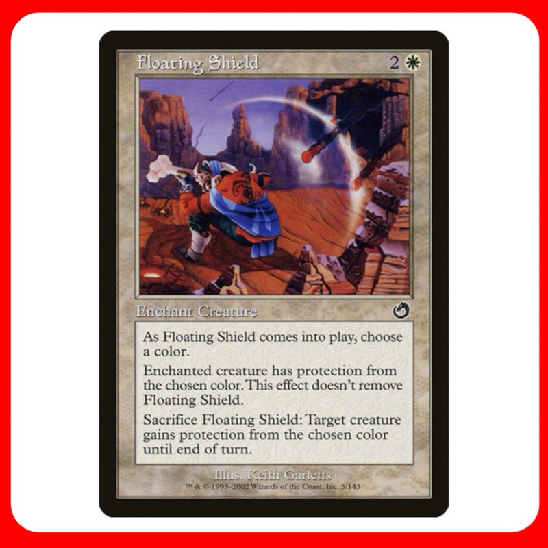 [MTG] Floating Shield [TOR] [WHITE] [COMMON] [NORMAL] [ENG] (การ์ดเมจิค ...