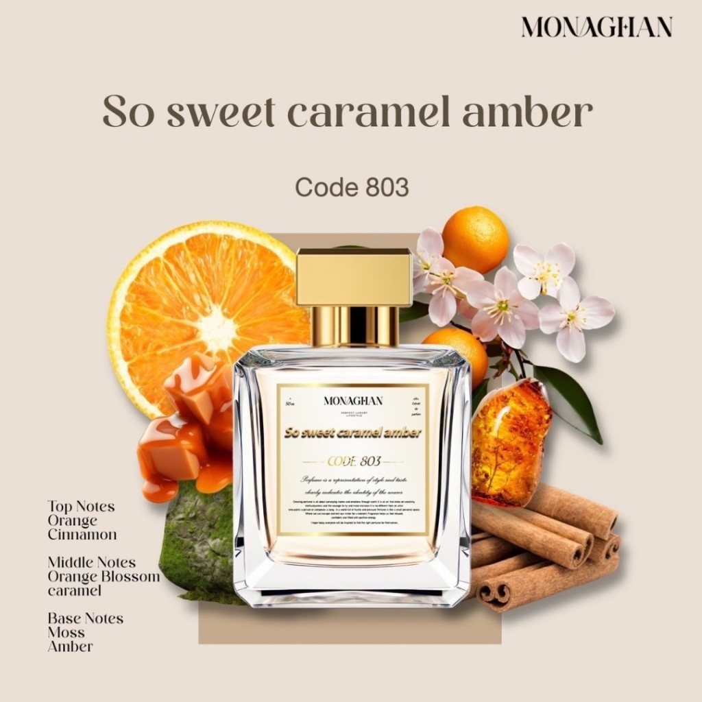 So sweet caramel amber Code 803 น้ำหอมคล้าย MFK 540 Monaghan Perfume โมนาฮันน้ำหอมนิชแบรนด์ไทย ...