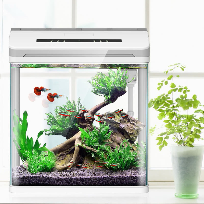 SUNSUN HRX-300/380 ตู้ปลาสำเร็จรูปมุมโค้ง ไฟเปลี่ยนสีได้ | Shopee Thailand