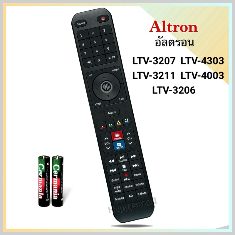 รีโมททีวี LCD/LED Smart TV ยี่ห้อ Altron รุ่น LTV-3206 ,LTV-3207, LTV ...