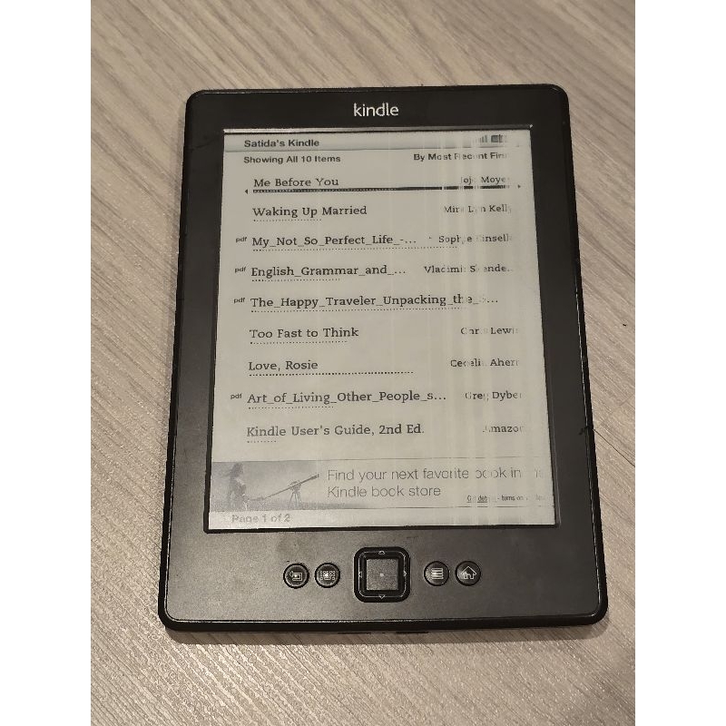 เครื่องอ่าน ebook ขนาด 6 นิ้ว Amazon Kindle 4 E-Reader สามารถเปิดใช้งาน ...