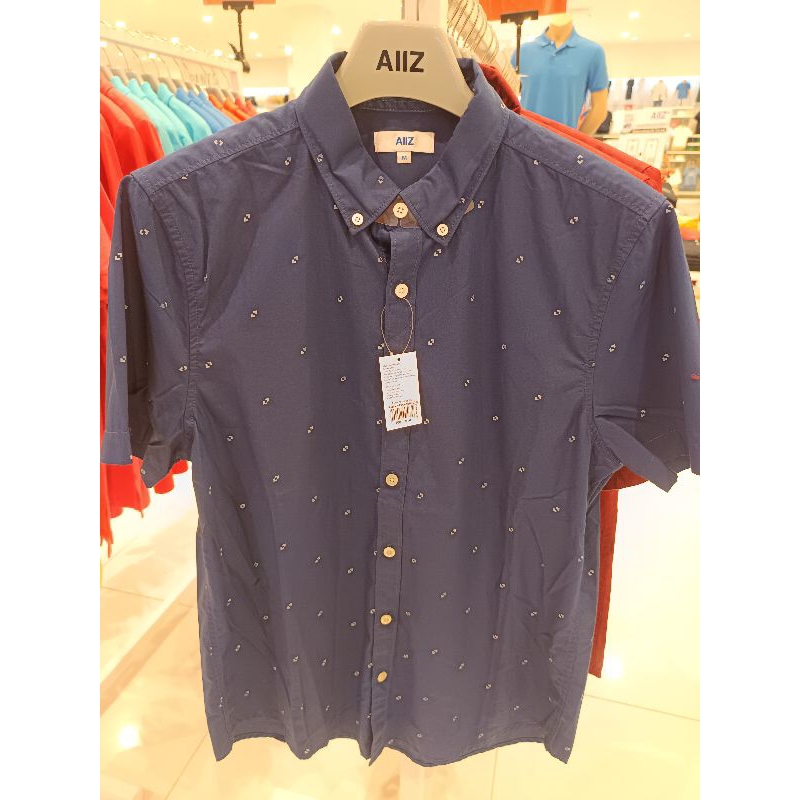 เสื้อเชิ้ตแขนสั้นพิมพ์ลาย ผช ของแท้จาก Shop AllZ | Shopee Thailand