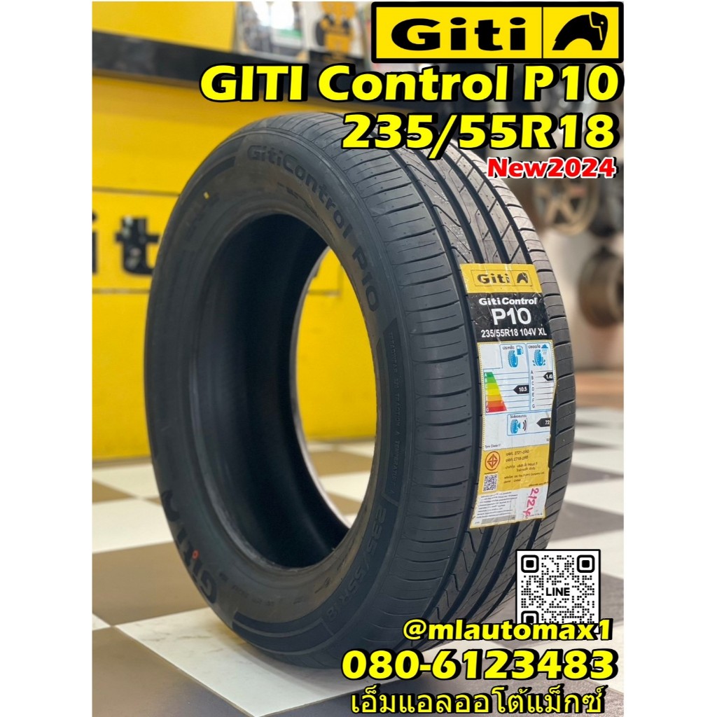 ยางใหม่ GITI Control P10 235/55R18 ยางใหม่ปี2024 ยางสมรรถนะการขับขี่สูง ...