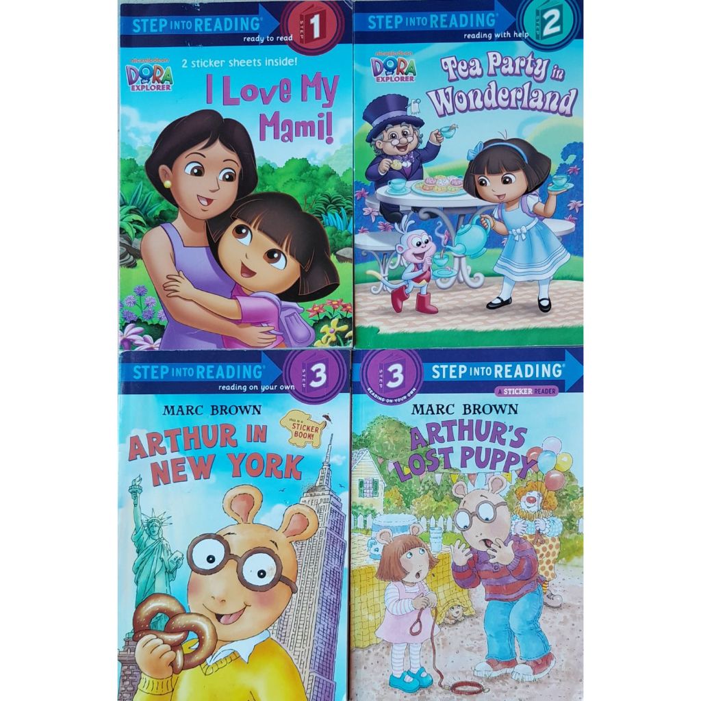 Step into Reading Dora and Marc Brown หนังสือมือสอง ปกอ่อน นิทาน ...