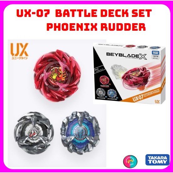 BEYBLADE X Beyblade X UX-07 Phoenix Ladder Deck Set สั่งซื้อล่วงหน้า Takara Tomy Japan | Shopee ...