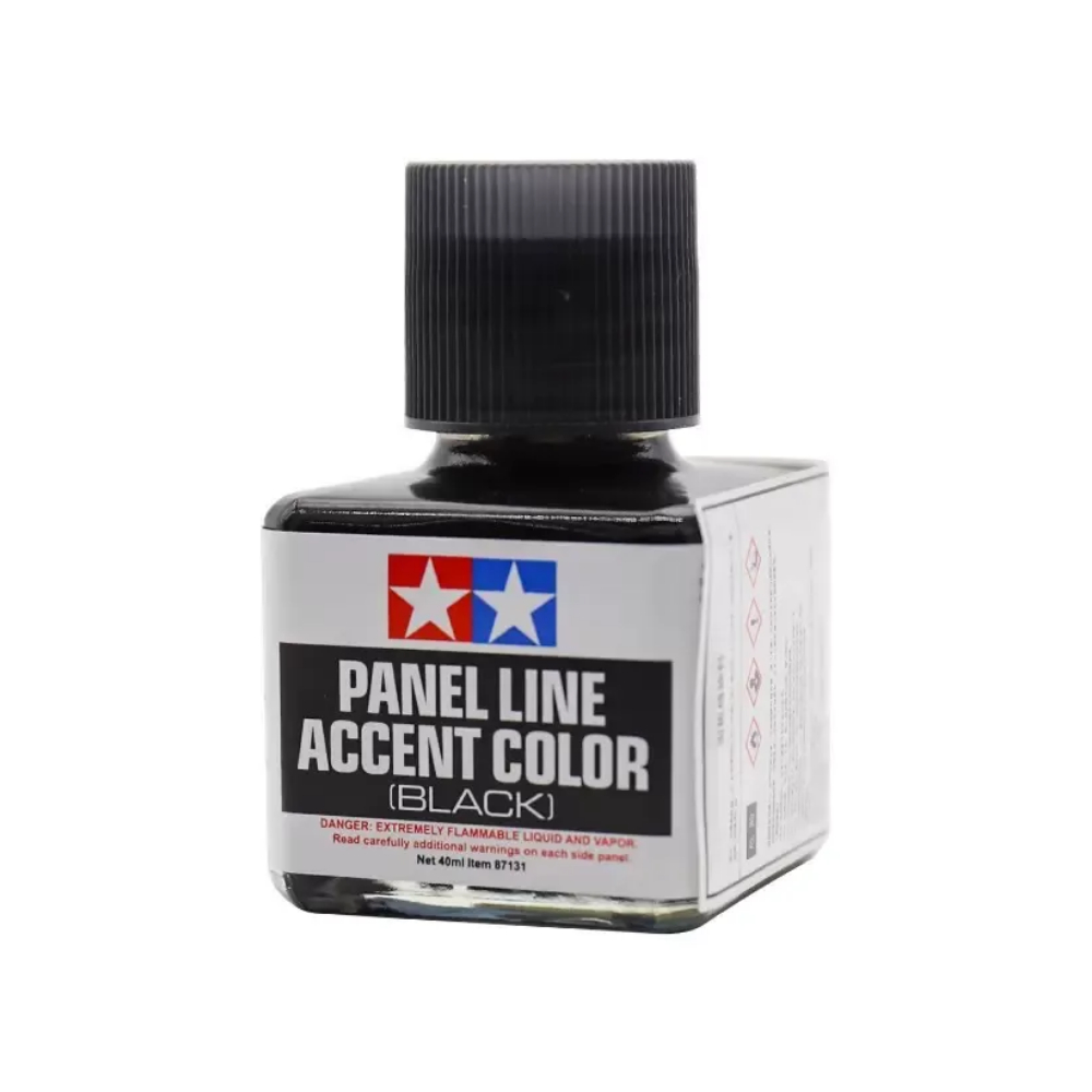 TAMIYA 87131 Panel Line Accent Color น้ำยาตัดเส้น (Black) 40ML | Shopee ...
