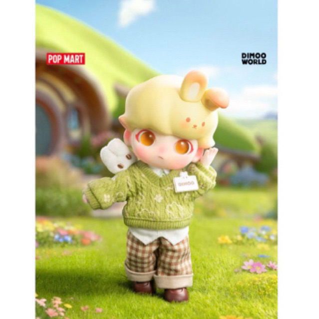 พร้อมส่ง!! POP MART DIMOO Holiday Rabbit Action Figure BJD อยู่ในกล่อง ...