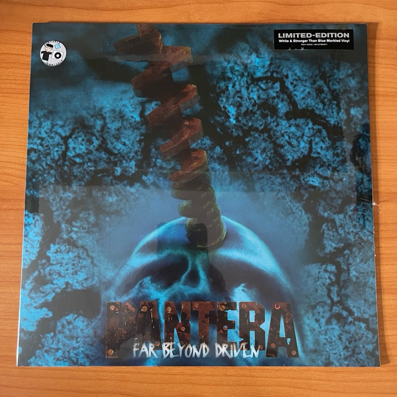 แผ่นเสียง Pantera - Far Beyond Driven , Vinyl, LP, Album, Limited Edition*White & Blue Marbled ...