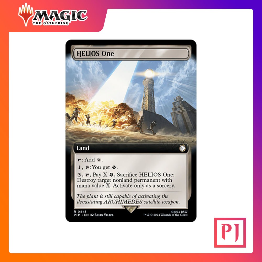 [MTG] HELIOS One (Extended Art) [PIP] [LAND] [RARE] [NORMAL] [ENG ...