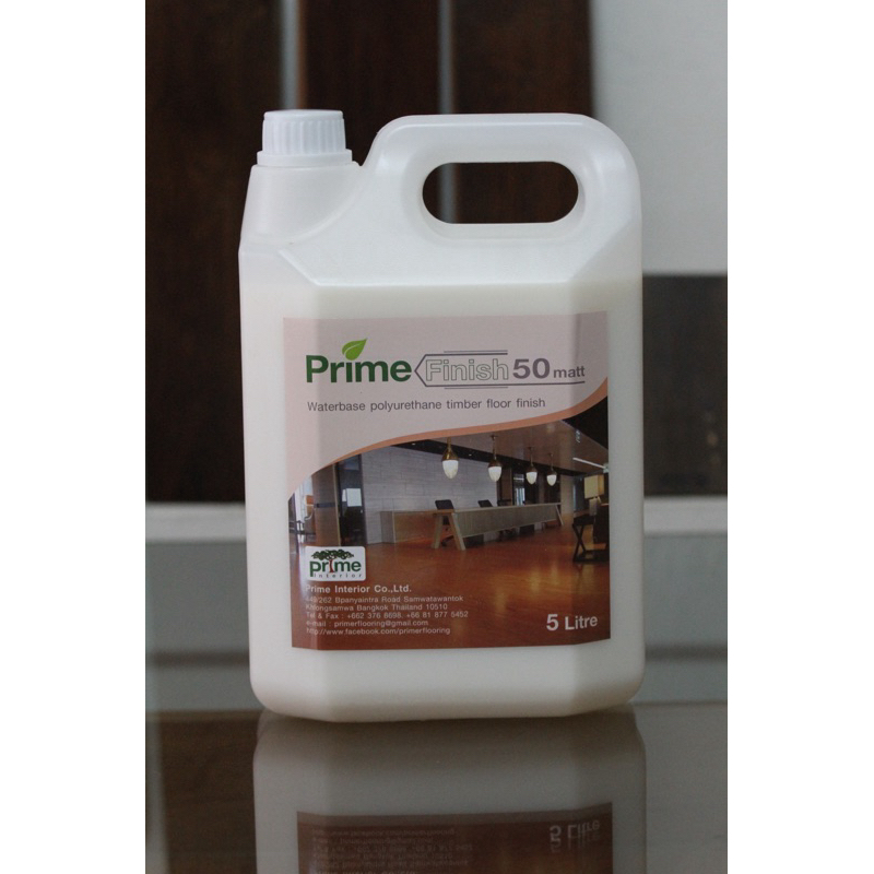 Prime Finish (50 Matt) น้ำยาเคลือบผิวไม้ ชนิดกึ่งด้านกึ่งเงา การบำรุง ...