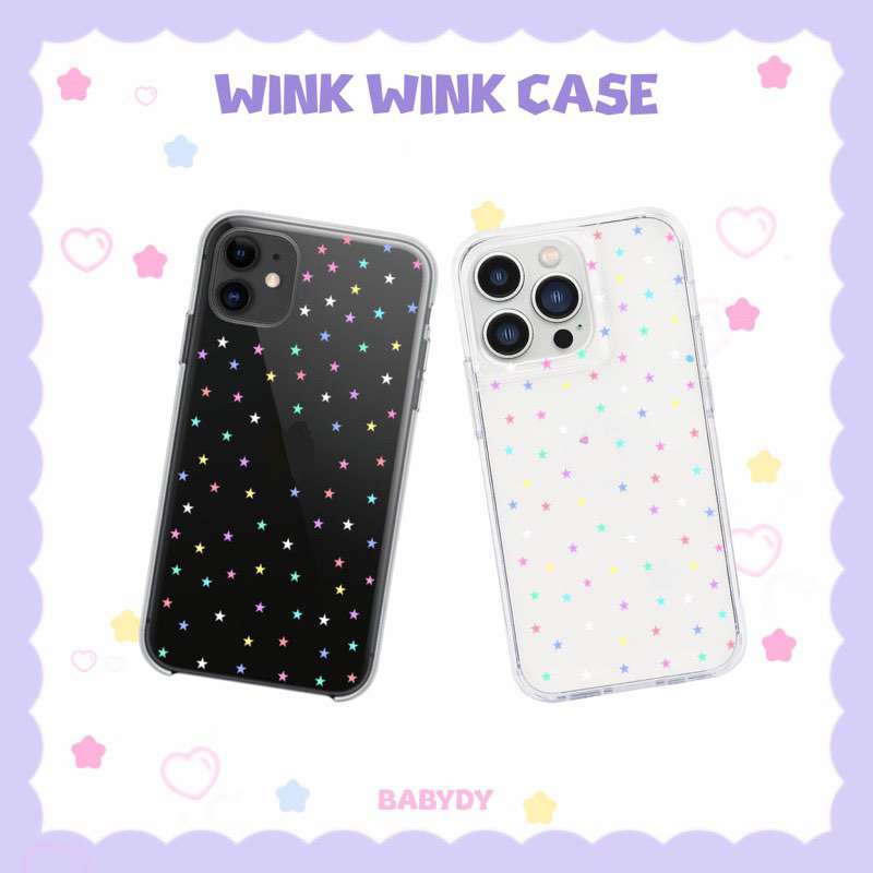 พร้อมส่ง เคสใส wink wink case | Shopee Thailand