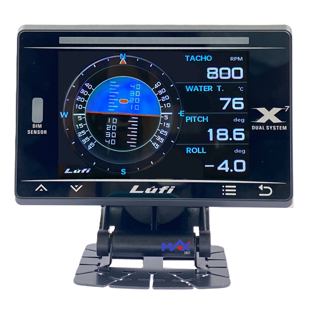 Lufi X7 OBD2 GPS Gyro G Meter Smart Gauge ใหม่ล่าสุด รุ่นท๊อป แสดงค่า ...