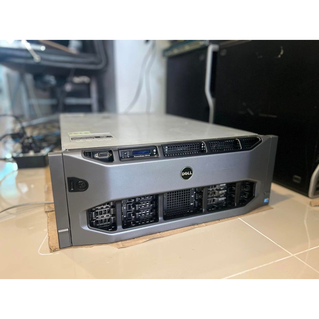 server dell r910 4cpu 64gb 24cores เครื่องมีประกัน 30 วันเซิฟเวอร์เดล ...