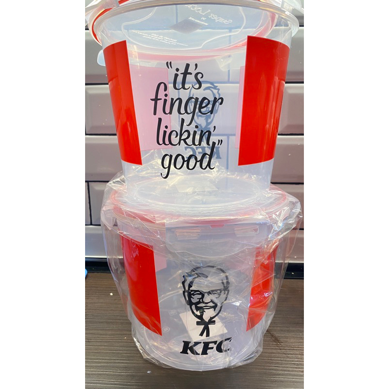 KFC BUCKET WARE ถังไก่kfc super lock ถังเก็บของ แช่ตู้เย็นได้ เข้า ...
