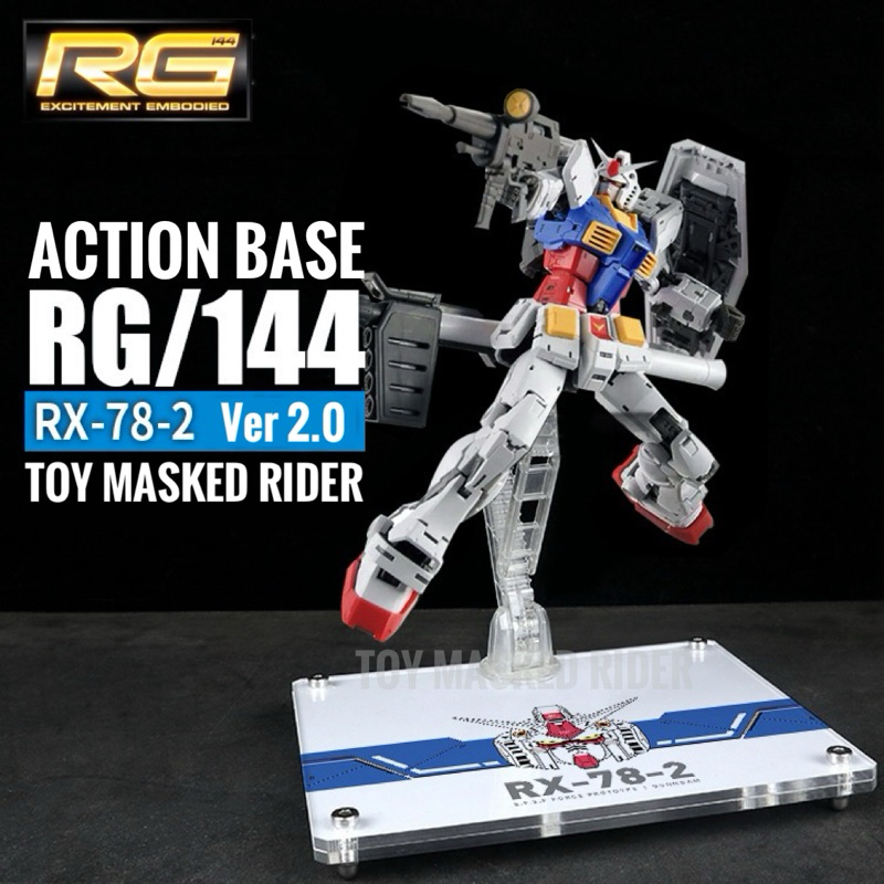 🟥พร้อมส่ง ACTION BASE CLEAR ACRYLIC RG RX78-2 Ver 2.0 มี 4 แบบ | Shopee ...