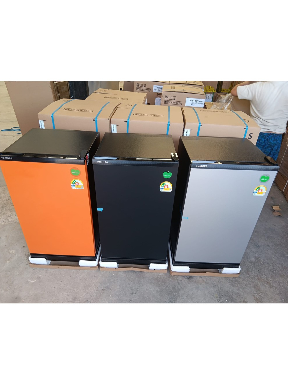 Toshiba ตู้เย็น 1 ประตู ความจุ 5.2 คิว ระบบ Super Direct Cool รุ่น GR-W149-MO (คละสี) | Shopee ...