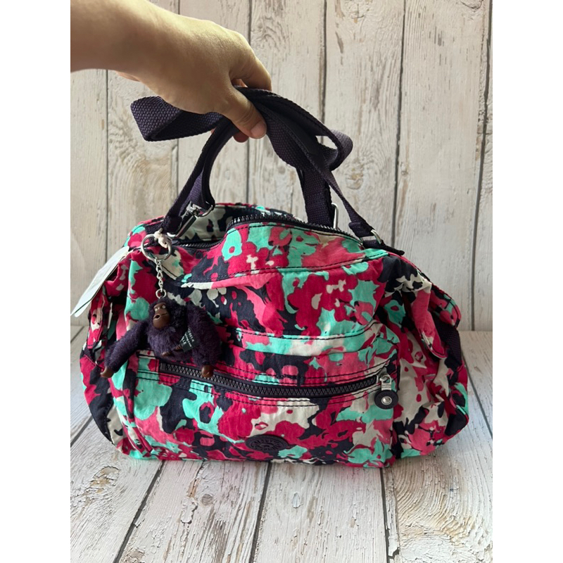 Kipling Catrin print Flower ของใหม่ของแท้ | Shopee Thailand
