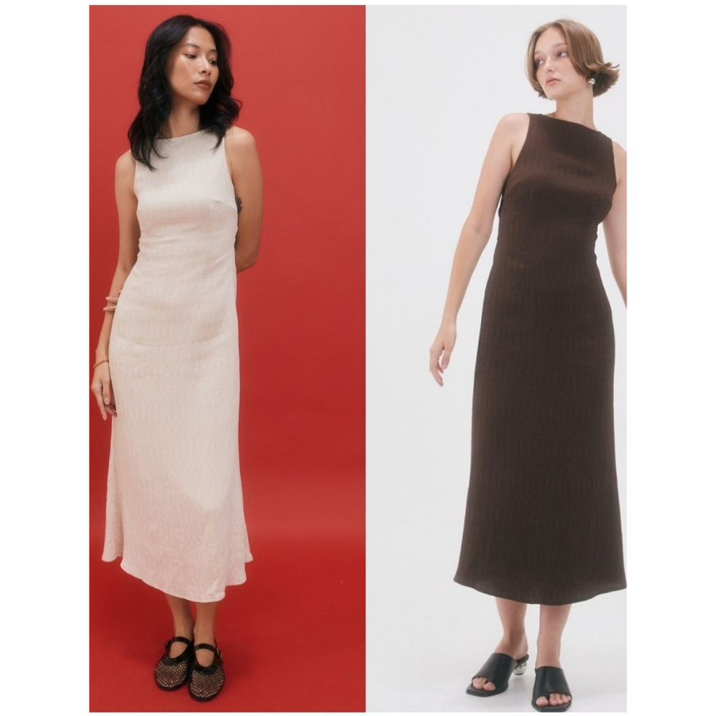 (พร้อมส่ง) เดรสยาวเว้าหลัง Novi Dress - TRES MADE | Shopee Thailand