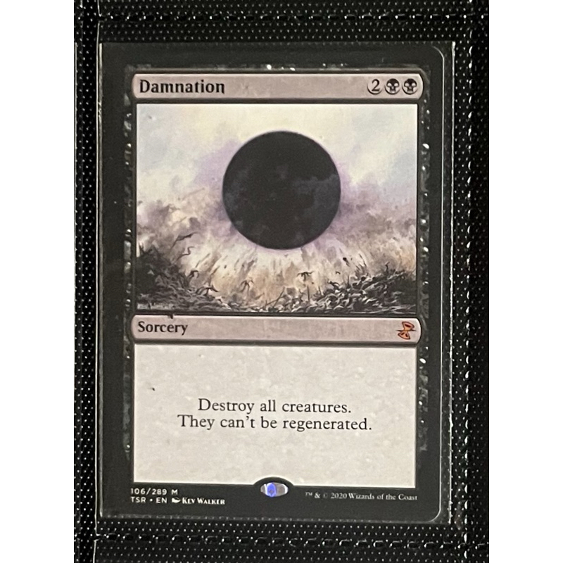การ์ด MTG Damnation Black EDH Magic the Gathering รุ่น TSR สภาพ Ex-Nm ...