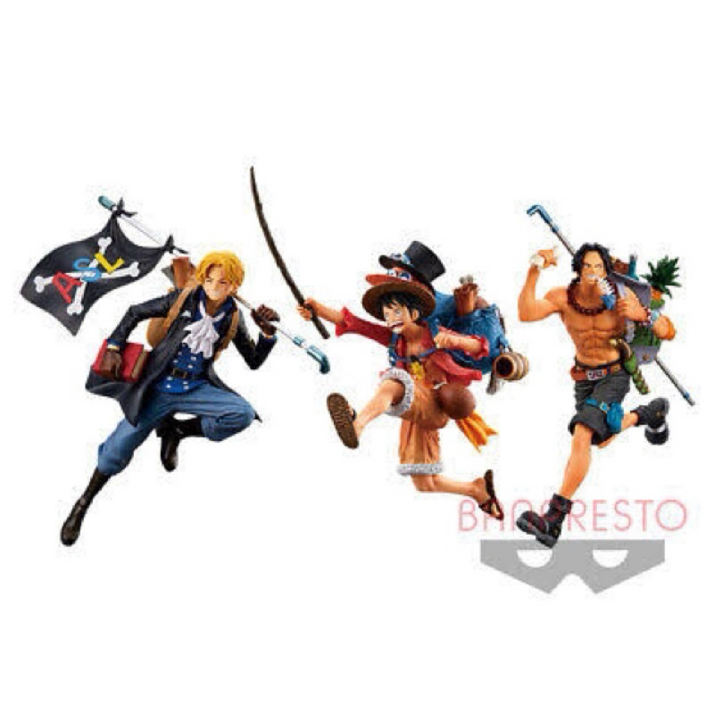 Banpresto One Piece Luffy Ace Sabo 3 Brothers Running Backpack ของแท้ ...