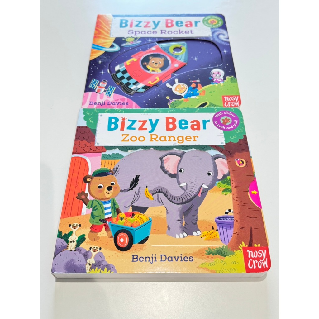 Bizzy bear (แยกเล่ม) ปกใหม่ board book หนังสือเด็กภาษาอังกฤษ มีลูกเล่น ...