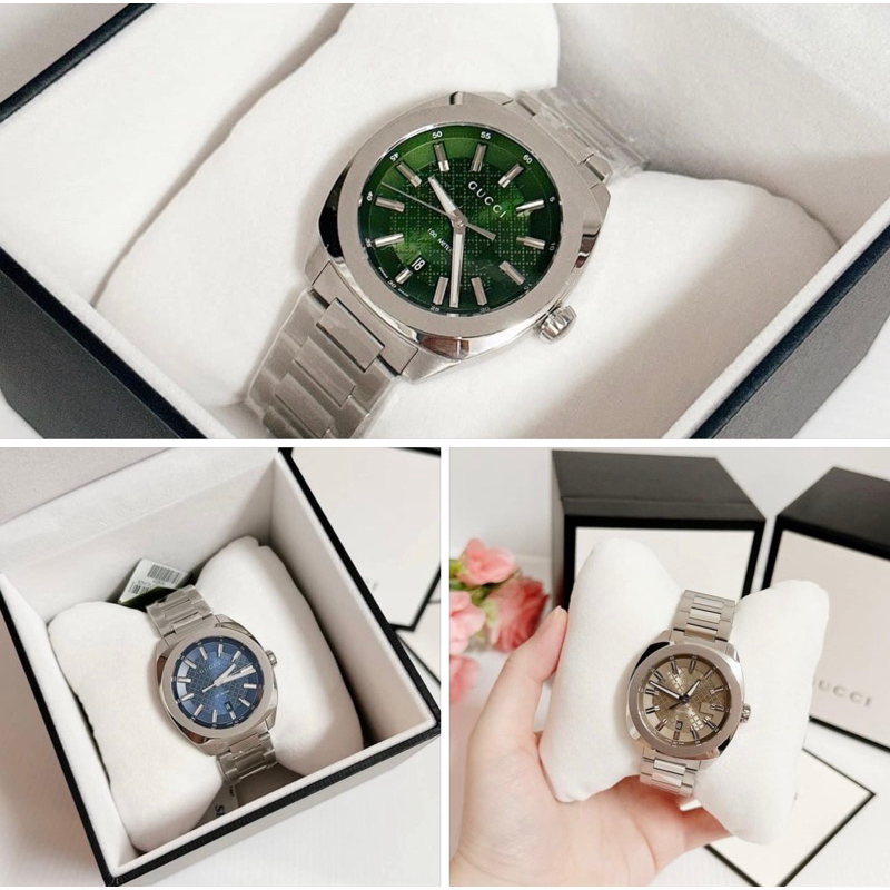 นาฬิกา GUCCI GG2570 Brown Dial 41 mm Swiss Watch YA142315 | Shopee Thailand