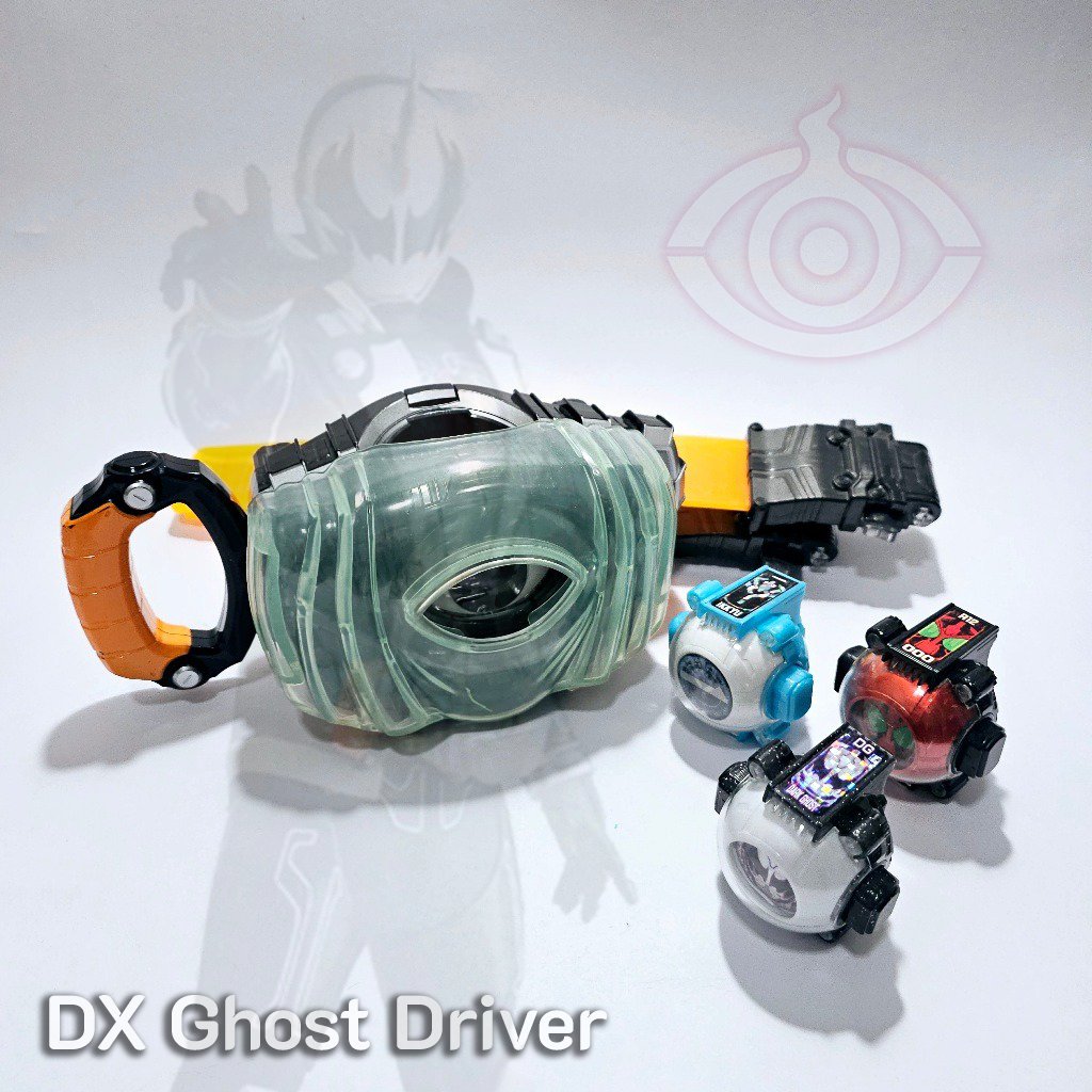 DX Ghost Driver เข็มขัดมาสไรเดอร์โกส ️ ️ แถมอายคอน 3 ชิ้น ตามภาพเลยครับ ...