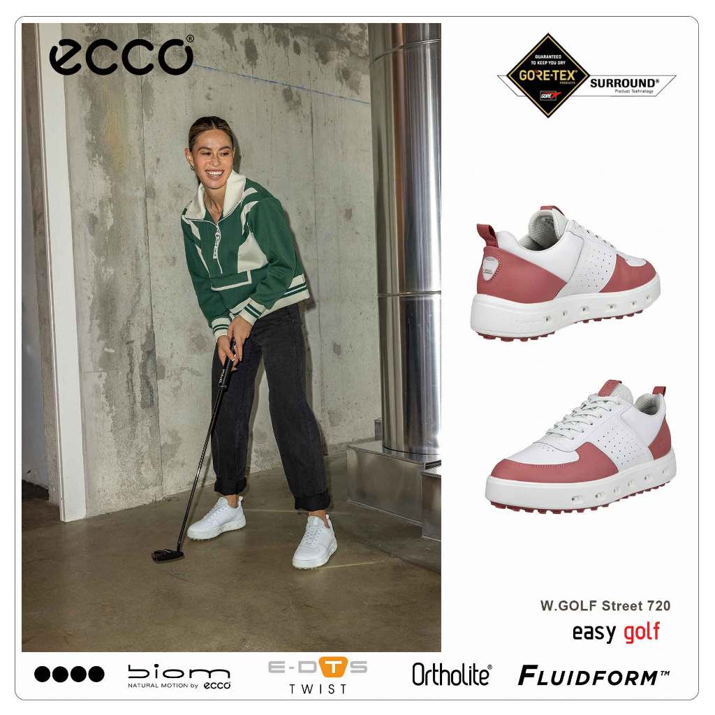 ECCO STREET 720 WOMEN ECCO GOLF SHOES รองเท้ากอล์ฟผู้หญิง รองเท้ากีฬา ...