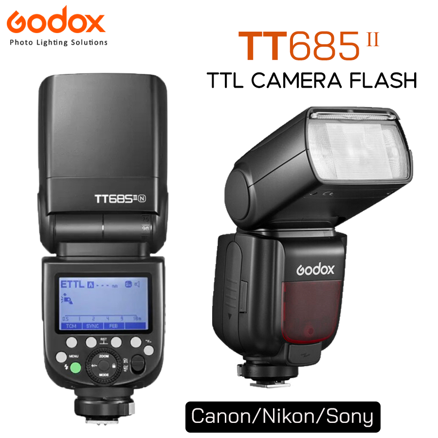 Godox TT685 II TTL Flash Speedlite 2.4GHz HSS | Shopee Thailand