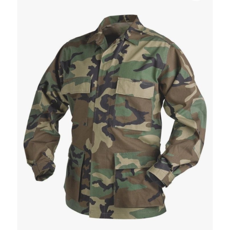 เสื้อเวสมอแลนด์ ลาย WOODLAND ไซส์ MEDIUM REGULAR (BDU SHIRT) | Shopee Thailand