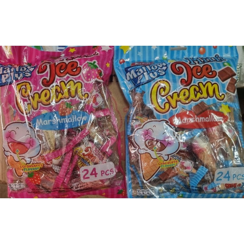 Erko Mini Mallow ice cream มินิ แมลโลว์ ไอศกรีม แจมฟิลด์ | Shopee Thailand