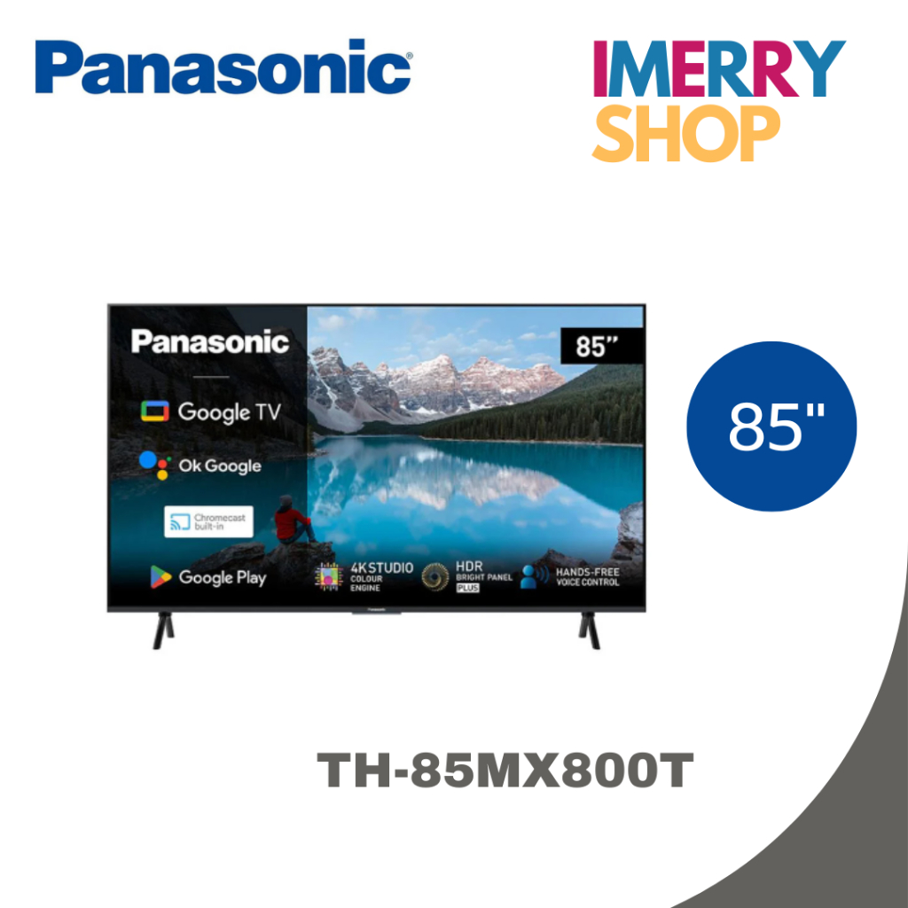 PANASONIC LED TV 85" PANASONIC (4K, GOOGLE TV) TH-85MX800T (1 ชิ้นต่อ 1 ...
