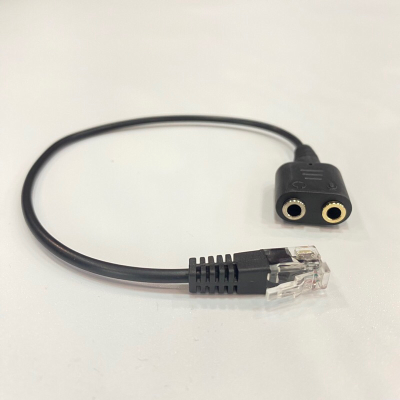 สาย RJ11 to หูฟัง+ไมค์ f ยาว 25cm | Shopee Thailand