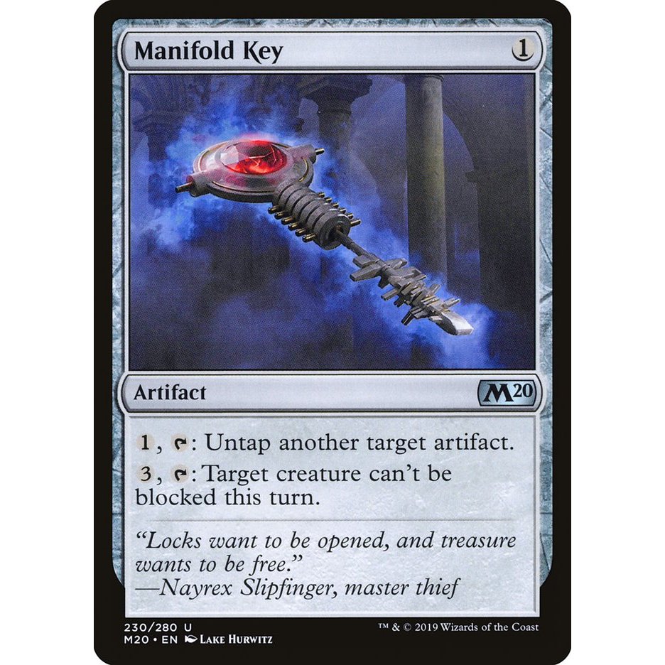 Manifold Key การ์ด Magic The Gathering ของแท้ จากรุ่น Core Set 2020 ...