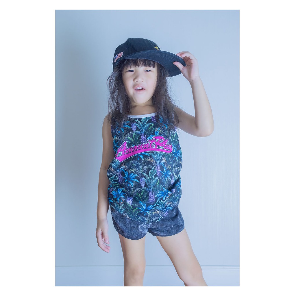 AMOUNT PLUSเสื้อกล้ามเด็ก รุ่น ผ้ารูระบายอากาศใส่เย็นแห้งสบาย ลายHAWAII ...