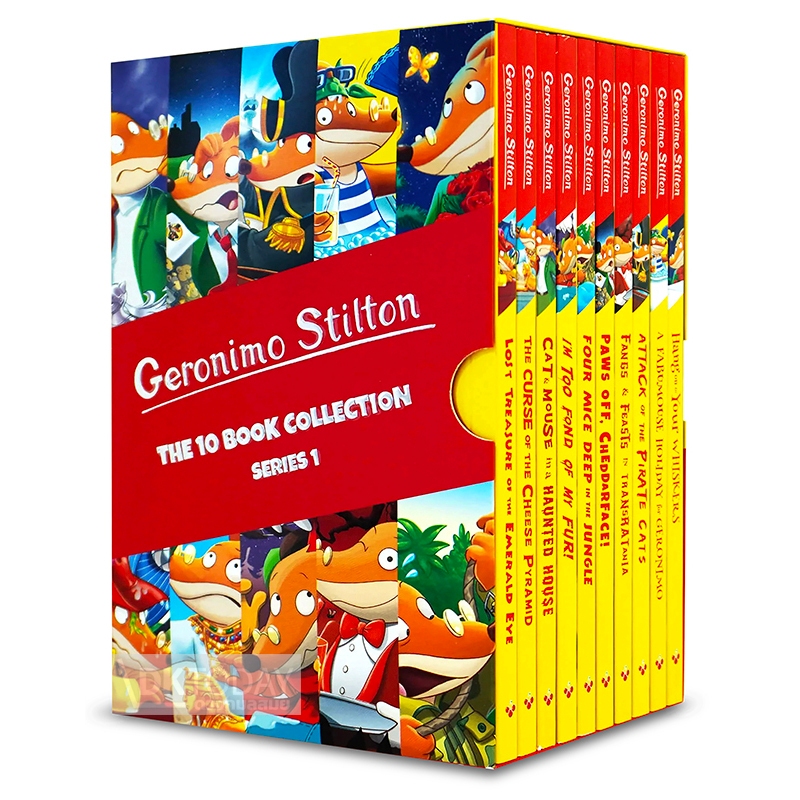 DKTODAY หนังสือ GERONIMO STILTON COLLECTION THE 10 BOOKS SERIES 1 (AGE7 ...
