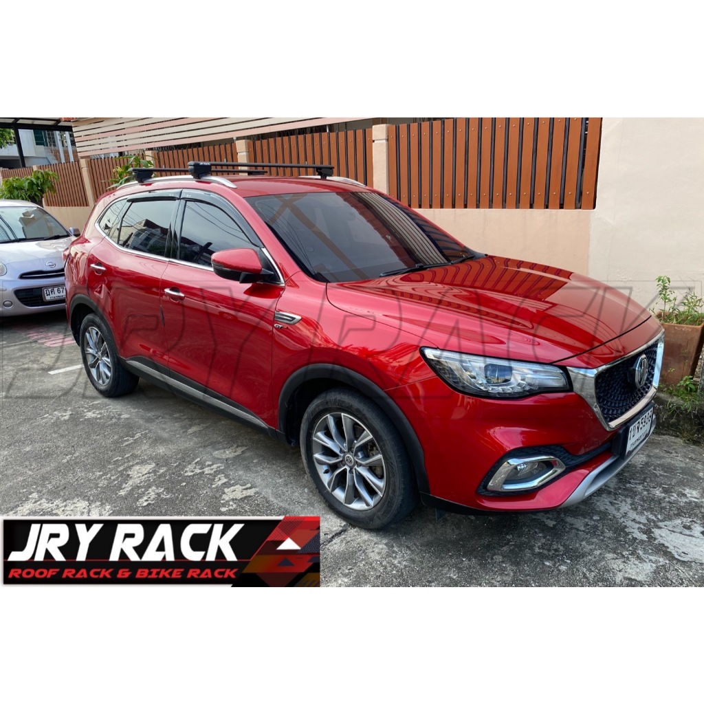JRY Rack ชุดคานแร็ค MG HS ตรงรุ่น (ไม่เจาะตัวรถ) แร็คหลังคารถไฟฟ้า แร็คหลังคาMG HS ชุดคานขวาง ...