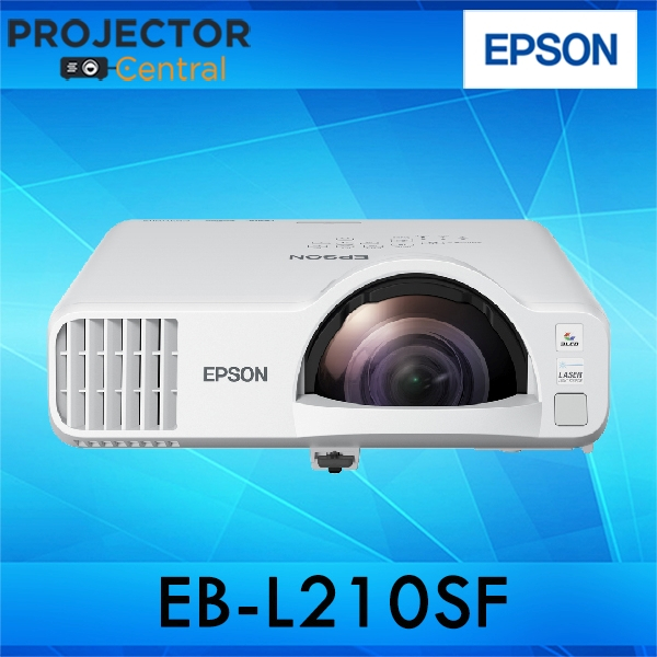Epson EB-L210SF 3LCD Laser Short-Throw Projector (4000 Ansi Lumens / Full HD / Wireless ...
