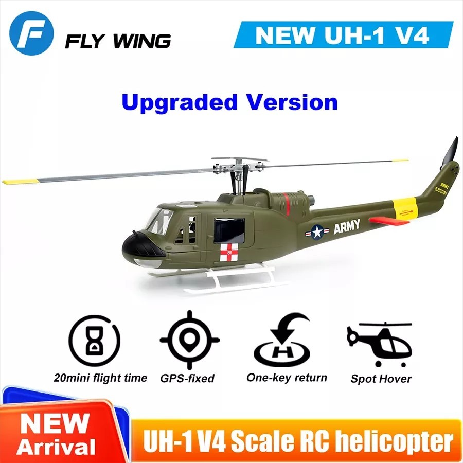 UH-1 V4 Huey GPS 6CH Brushless RTF (Upgrade Version) | Shopee Thailand