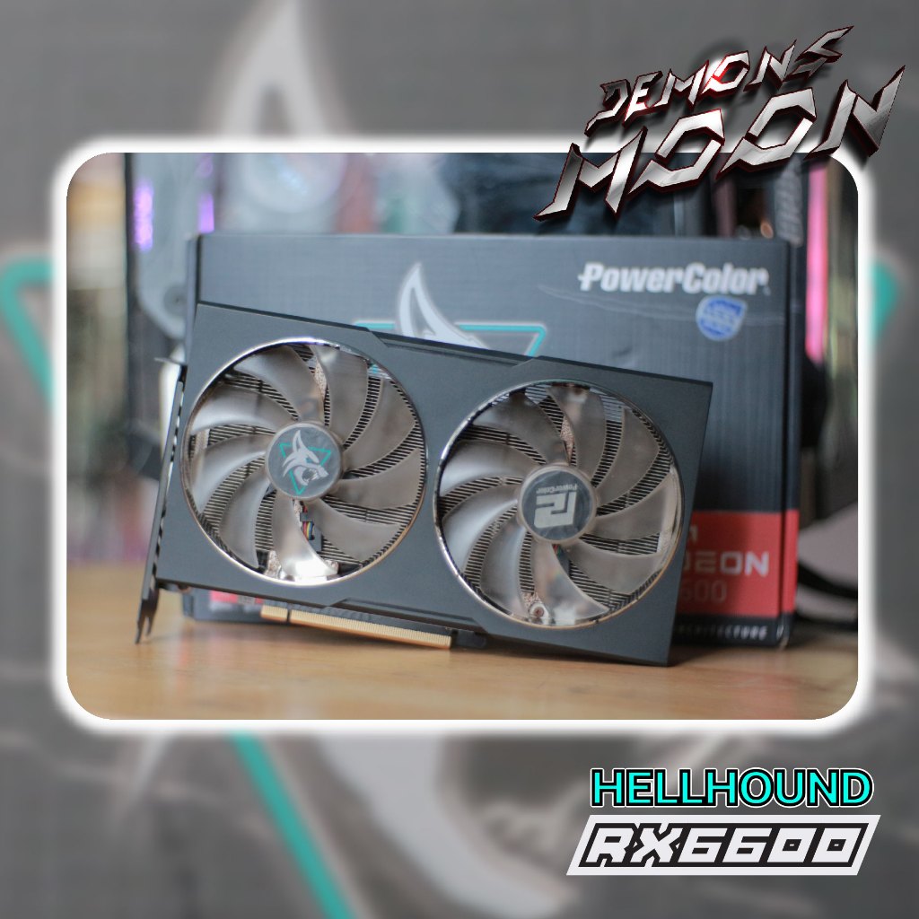 rx6600 POWERCOLOR HELLHOUND AMD RADEON 8GB GDDR6 ประกัน svoa + ประกันใจ ...