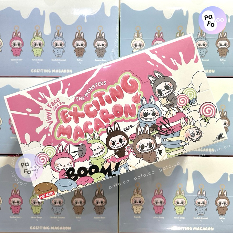 (ยกBOX) ของแท้พร้อมส่ง! LABUBU THE MONSTERS Tasty Macarons Vinyl Face ...