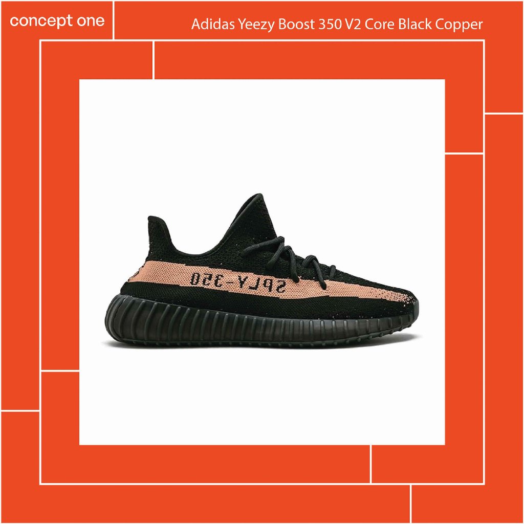 Conceptone Adidas Yeezy Boost 350 V2 Core Black Copper (M) รองเท้าผ้าใบ ...